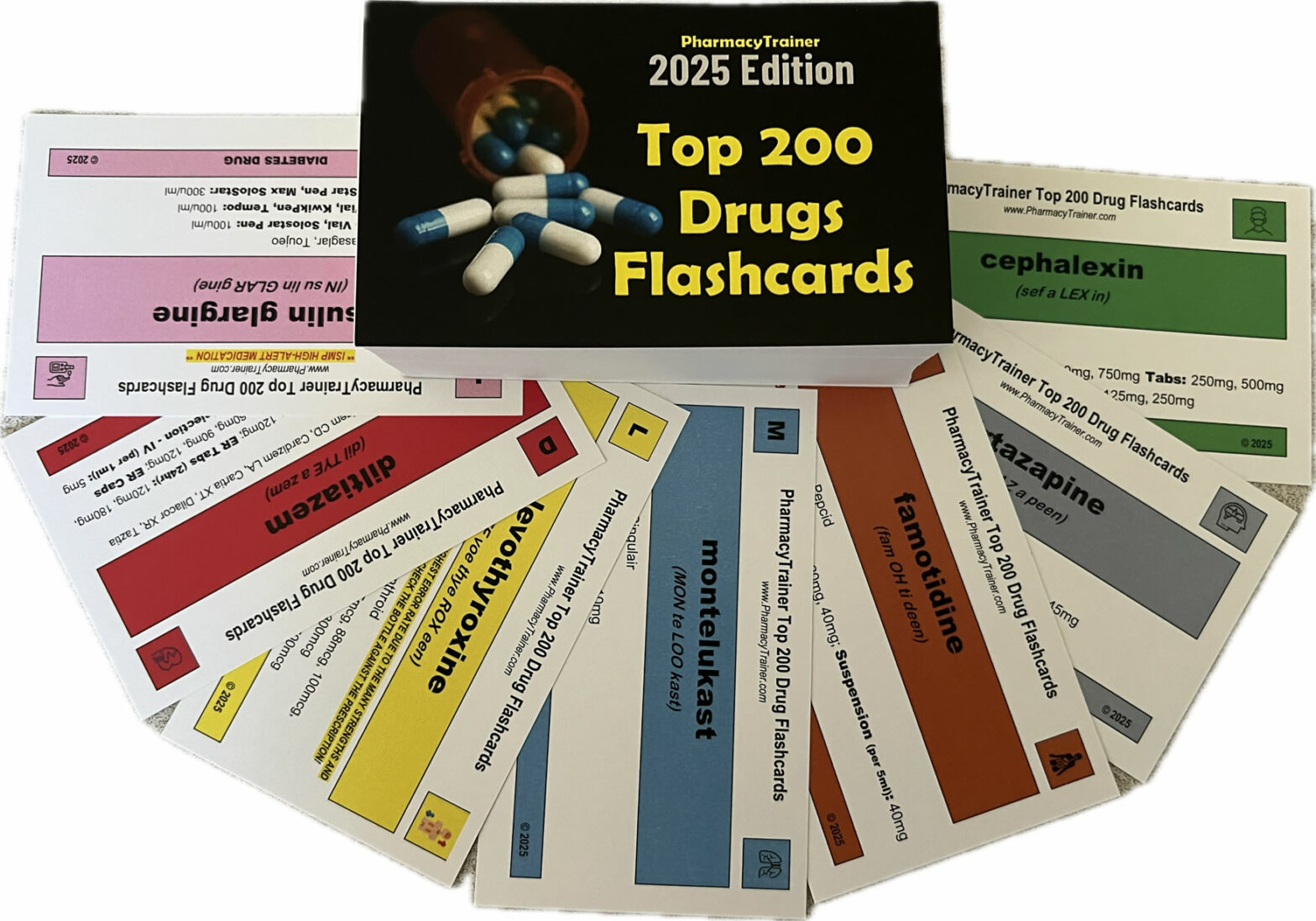 Top 200 Drugs – Drug Flash Cards